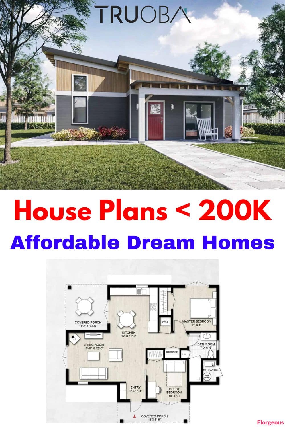 Top 15 Affordable Dream Homes: Top. House Plans Under 200K to Build ...