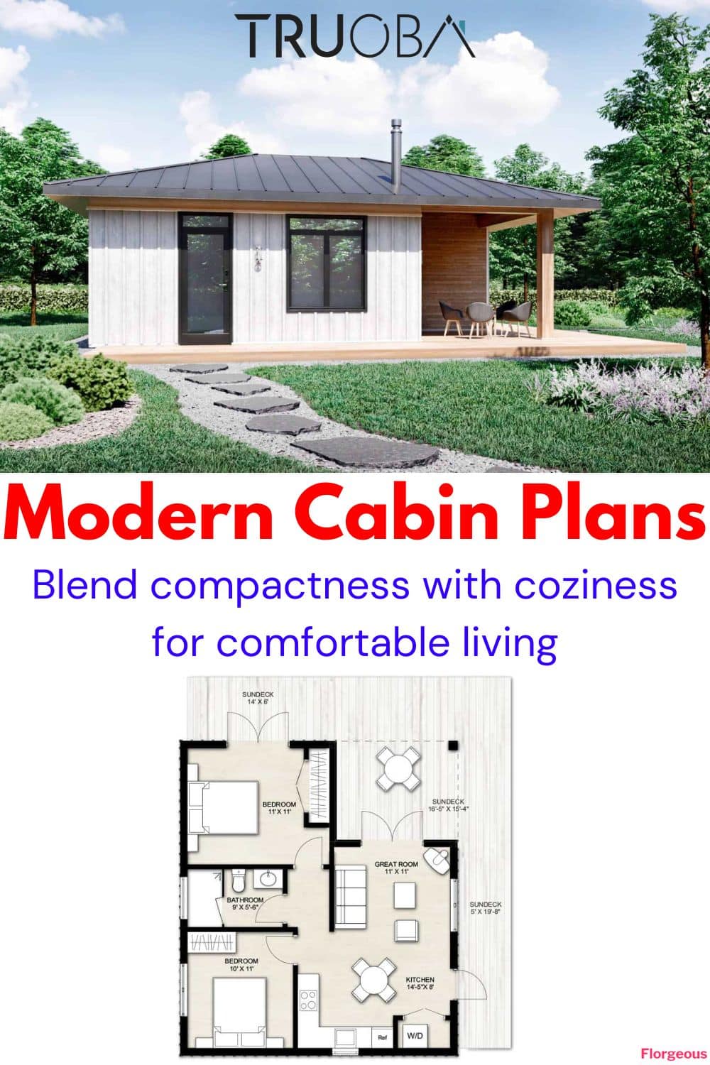 Top 18 Modern Cabin Plans: Blending Rustic Charm with Contemporary ...