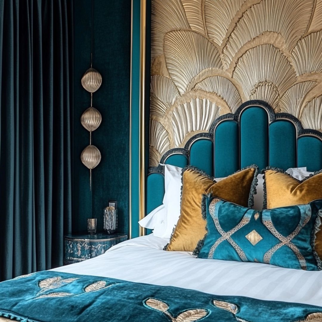 11 Glamorous Art Deco Bedroom Ideas That Add Luxury & Style | Florgeous