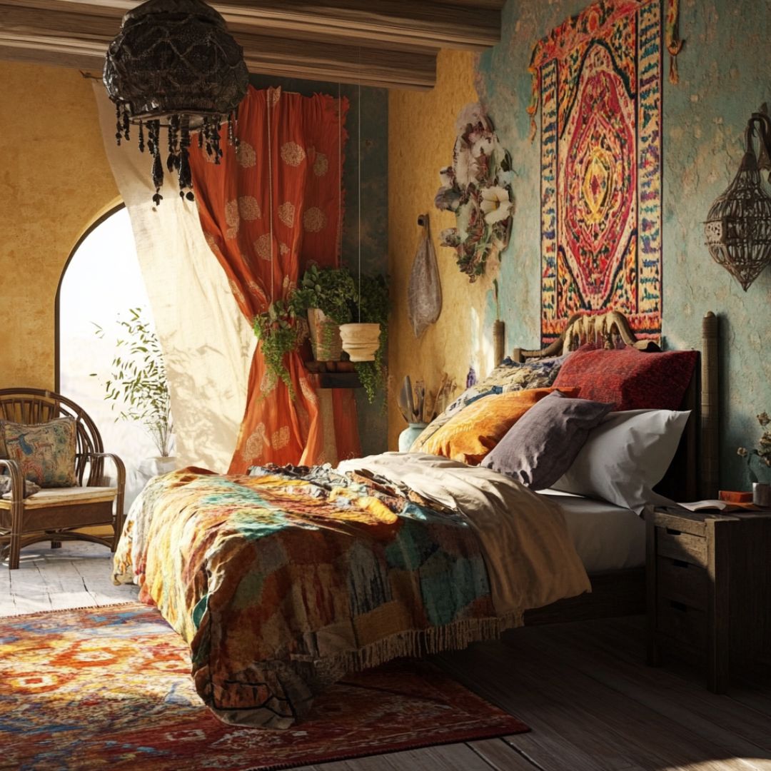 10 Dreamy Bohemian Bedroom Ideas to Transform Your Space into a Free-Spirited Haven | Florgeous
