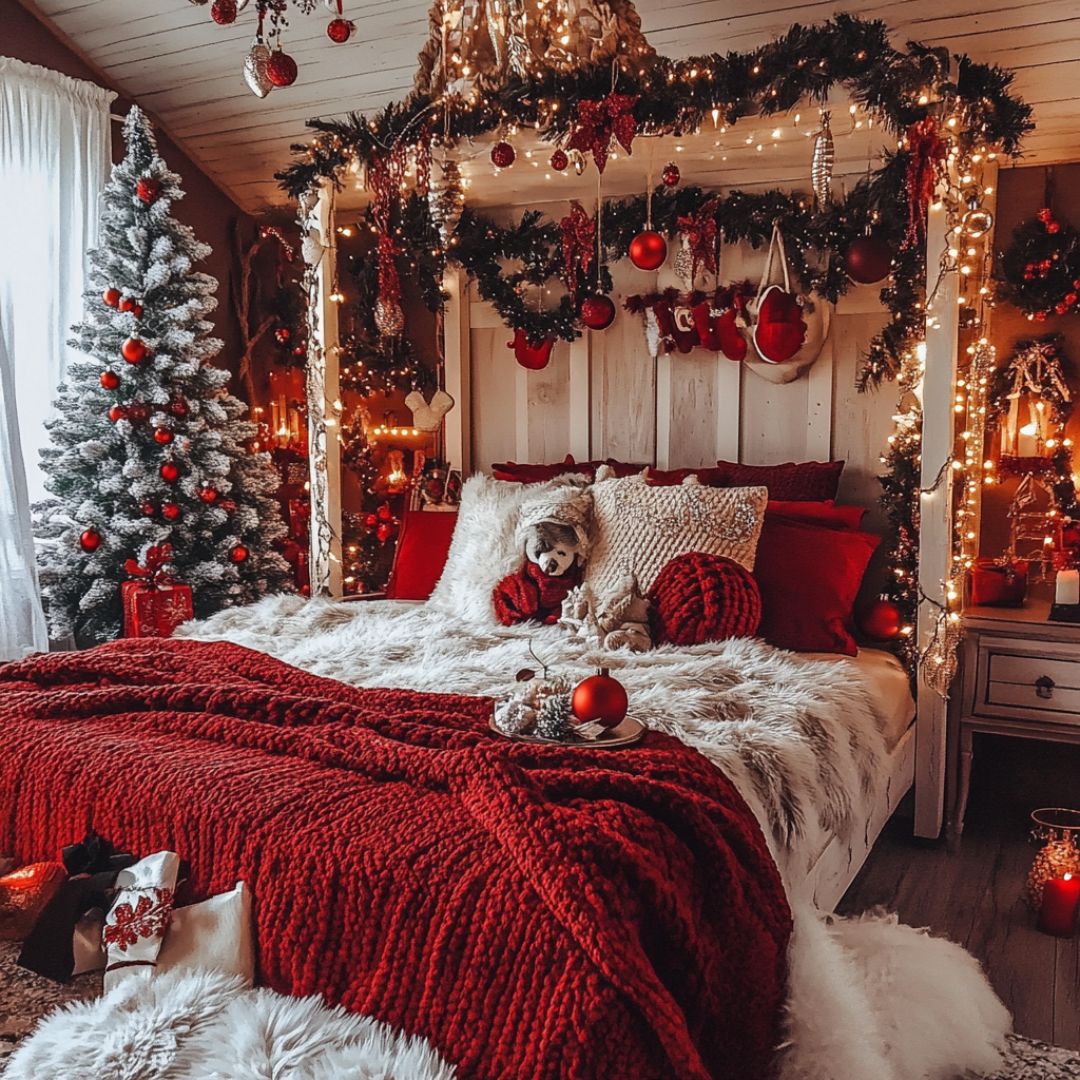 11 Magical Christmas Bedroom Ideas: Create Your Perfect Holiday Haven ...