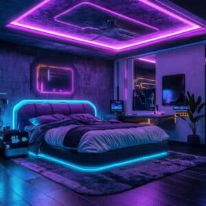 10 Mind-Blowing Cyberpunk Bedroom Ideas: Transform Your Space into a ...