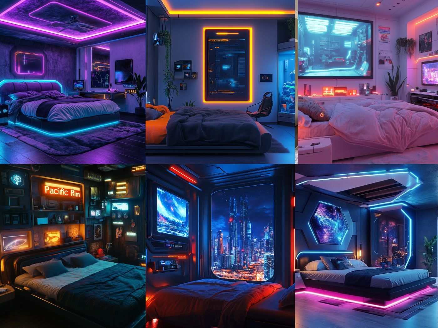 10 Mind-Blowing Cyberpunk Bedroom Ideas: Transform Your Space into a ...