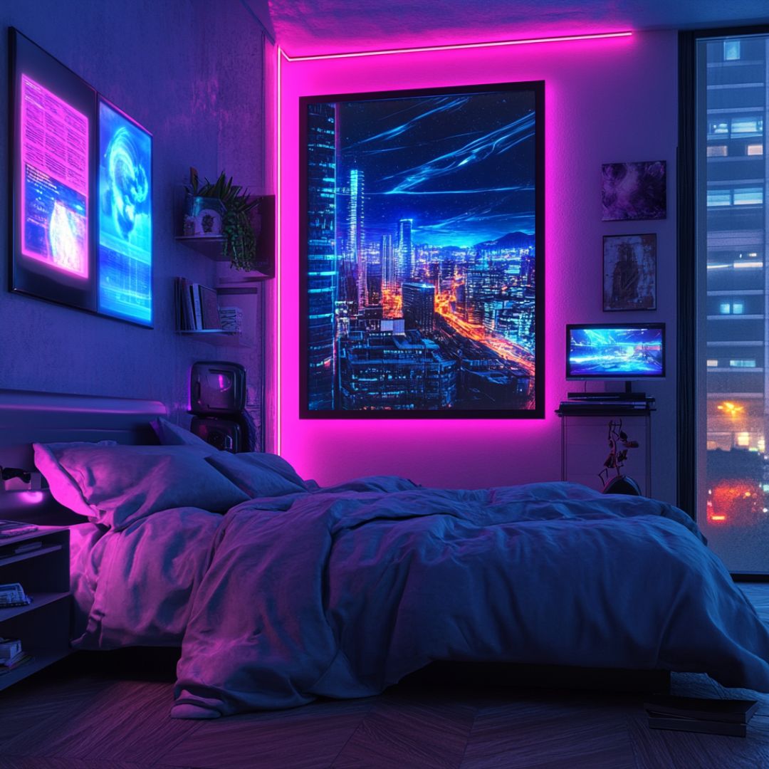 10 Mind-Blowing Cyberpunk Bedroom Ideas: Transform Your Space into a ...