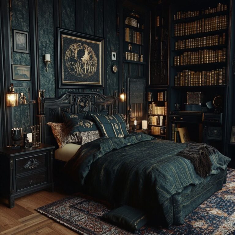 10 Dark Academia Bedroom Ideas: Create Your Moody & Literary Sanctuary ...