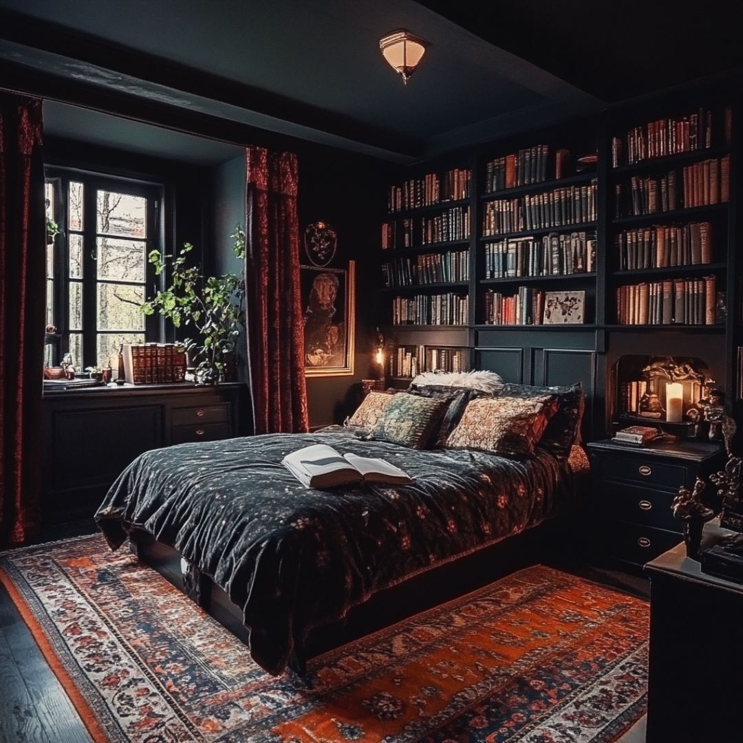 10 Dark Academia Bedroom Ideas: Create Your Moody & Literary Sanctuary ...