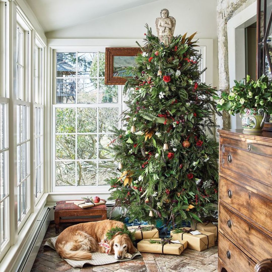 13 Rustic Farmhouse Christmas Tree Decorations for a Cozy Holiday Home ...