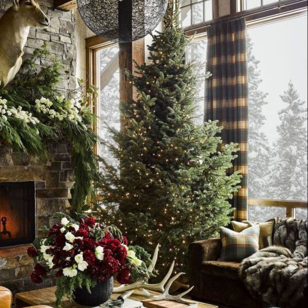 13 Rustic Farmhouse Christmas Tree Decorations for a Cozy Holiday Home ...