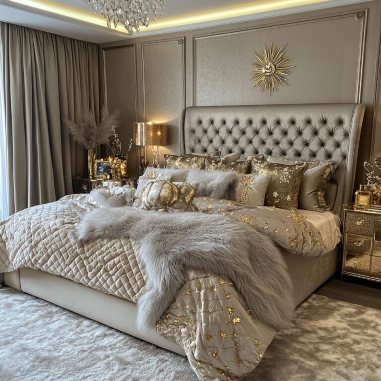 10 Luxurious Glam Bedroom Ideas That'll Transform Your Space Into A ...