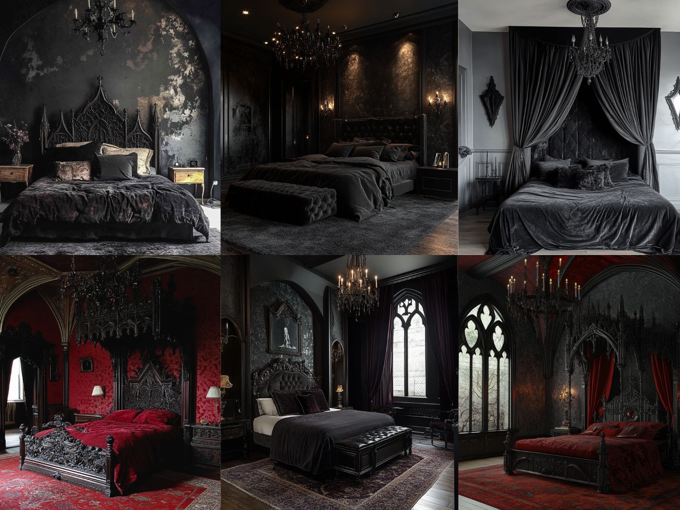 10 Dramatic Gothic Bedroom Ideas: Create Your Dark Romantic Sanctuary ...