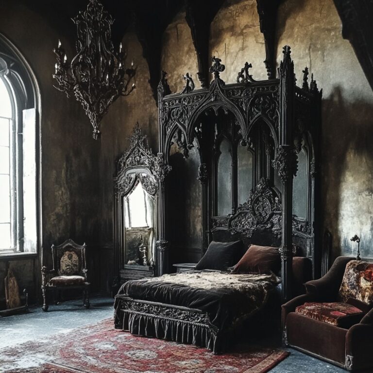 10 Dramatic Gothic Bedroom Ideas: Create Your Dark Romantic Sanctuary ...
