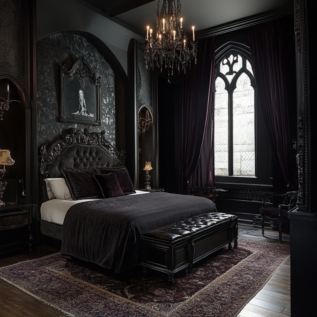 10 Dramatic Gothic Bedroom Ideas: Create Your Dark Romantic Sanctuary ...