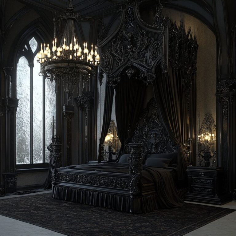 10 Dramatic Gothic Bedroom Ideas: Create Your Dark Romantic Sanctuary ...