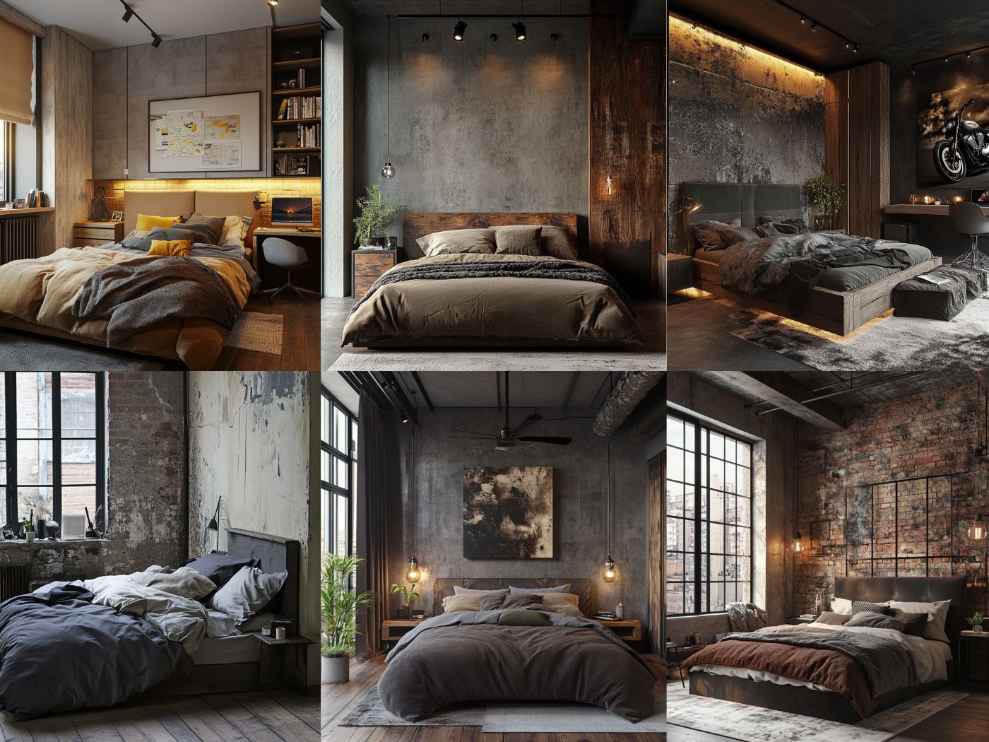 11 Industrial Bedroom Ideas: Transform Your Space with Raw Urban Style ...