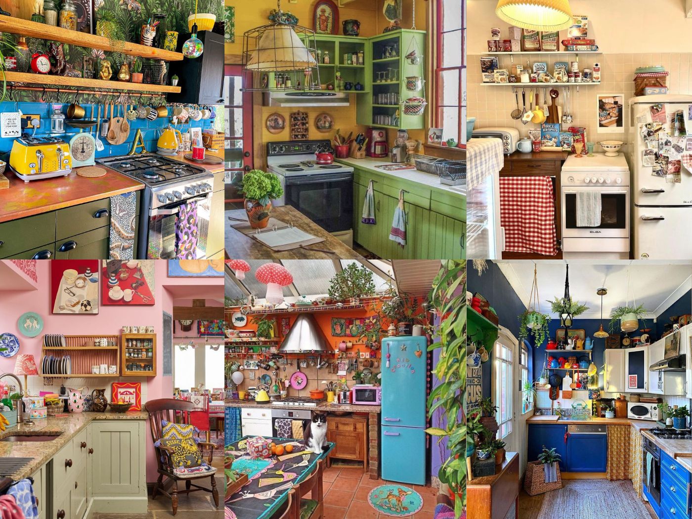 11 Vibrant Kitschy Kitchen Ideas: Transform Your Space with Retro Charm ...