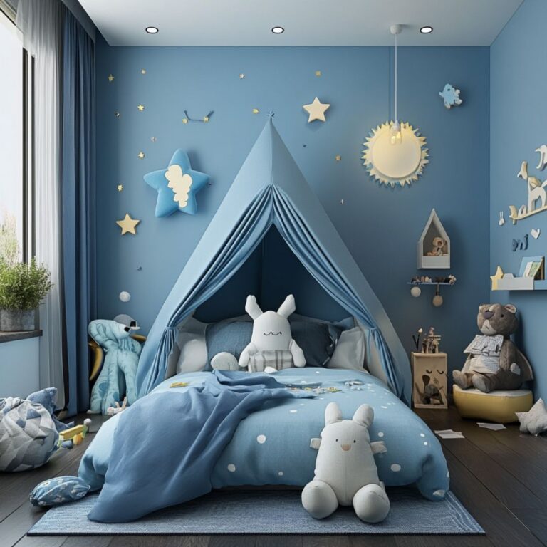 13 Stunning Blue Bedroom Ideas: Transform Your Space into a Peaceful Sanctuary | Florgeous