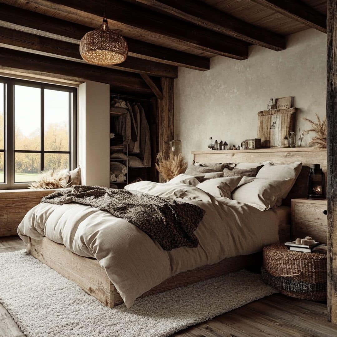10 Cozy Rustic Bedroom Ideas: Transform Your Space with Natural Charm ...