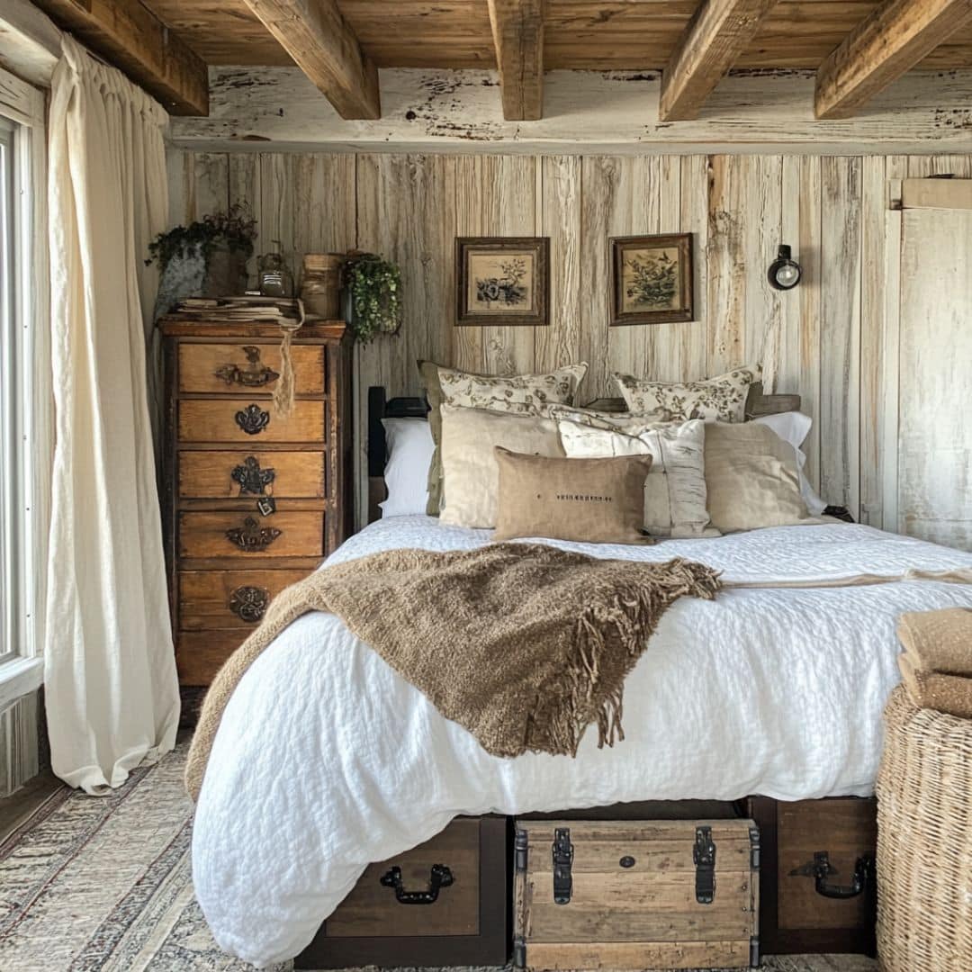 10 Cozy Rustic Bedroom Ideas: Transform Your Space with Natural Charm ...