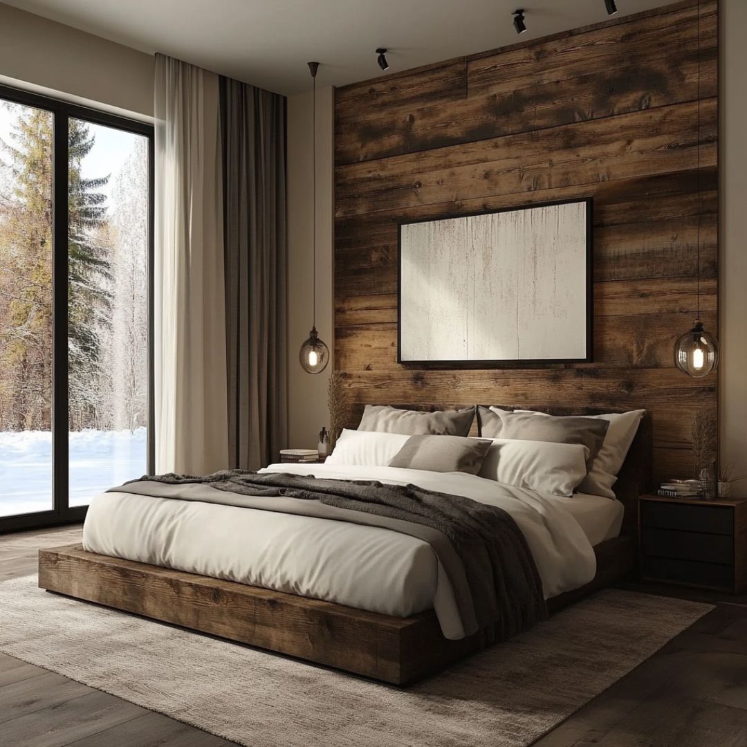 11 Rustic Modern Bedroom Ideas That Blend Cozy and Contemporary Style ...