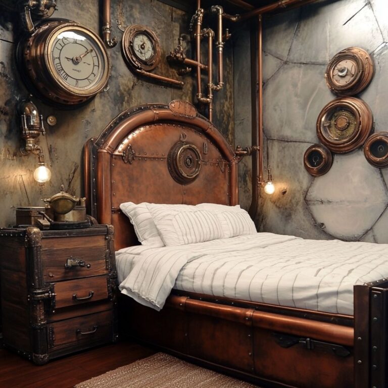10 Epic Steampunk Bedroom Ideas: Transform Your Space Into a Victorian-Industrial Dream | Florgeous
