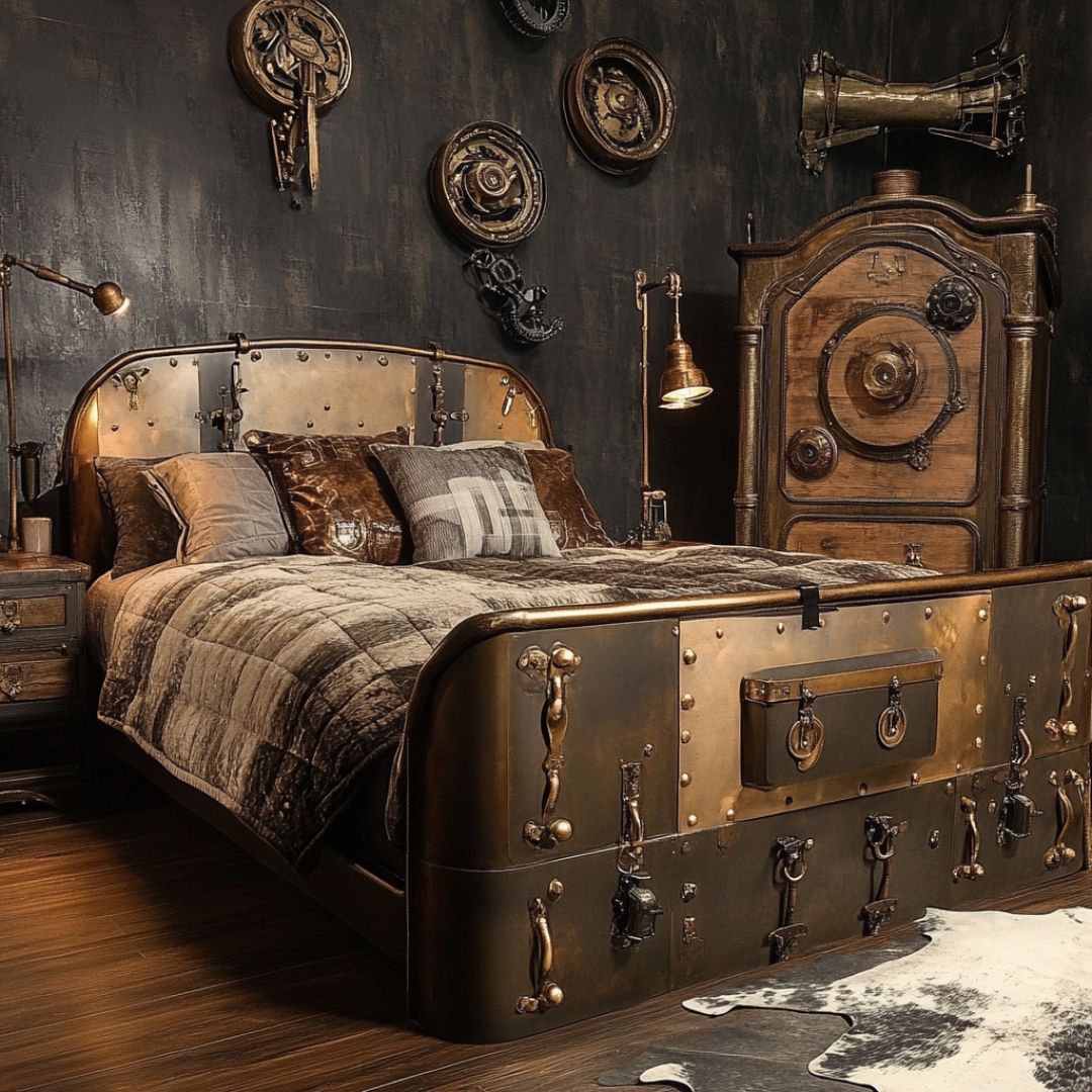 10 Epic Steampunk Bedroom Ideas: Transform Your Space Into a Victorian-Industrial Dream | Florgeous