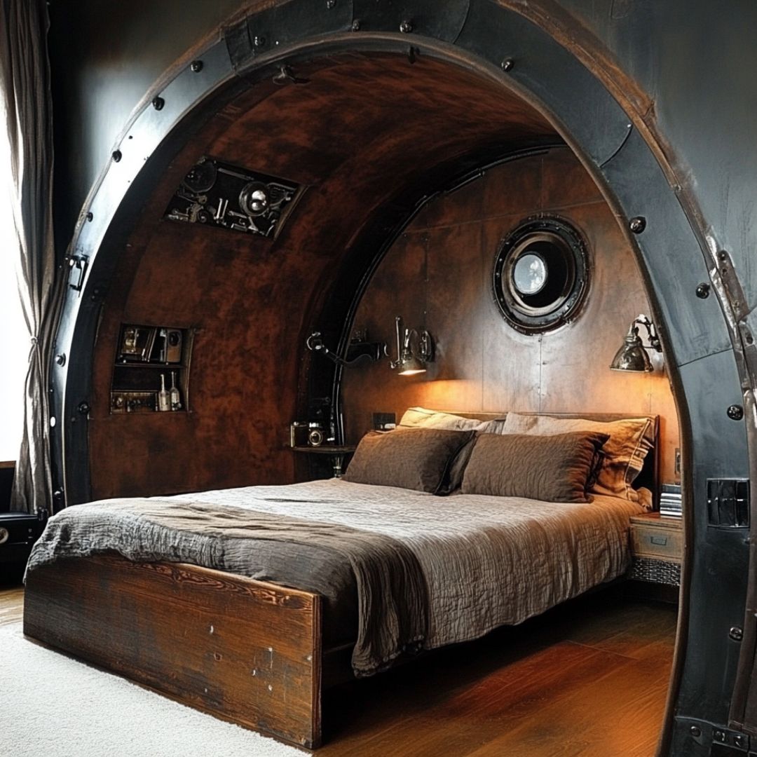 10 Epic Steampunk Bedroom Ideas: Transform Your Space Into a Victorian-Industrial Dream | Florgeous