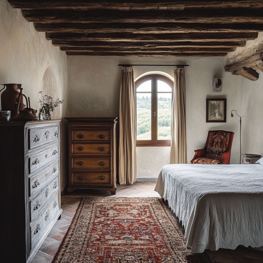 12 Rustic Tuscan Bedroom Ideas: Transform Your Space into an Italian ...