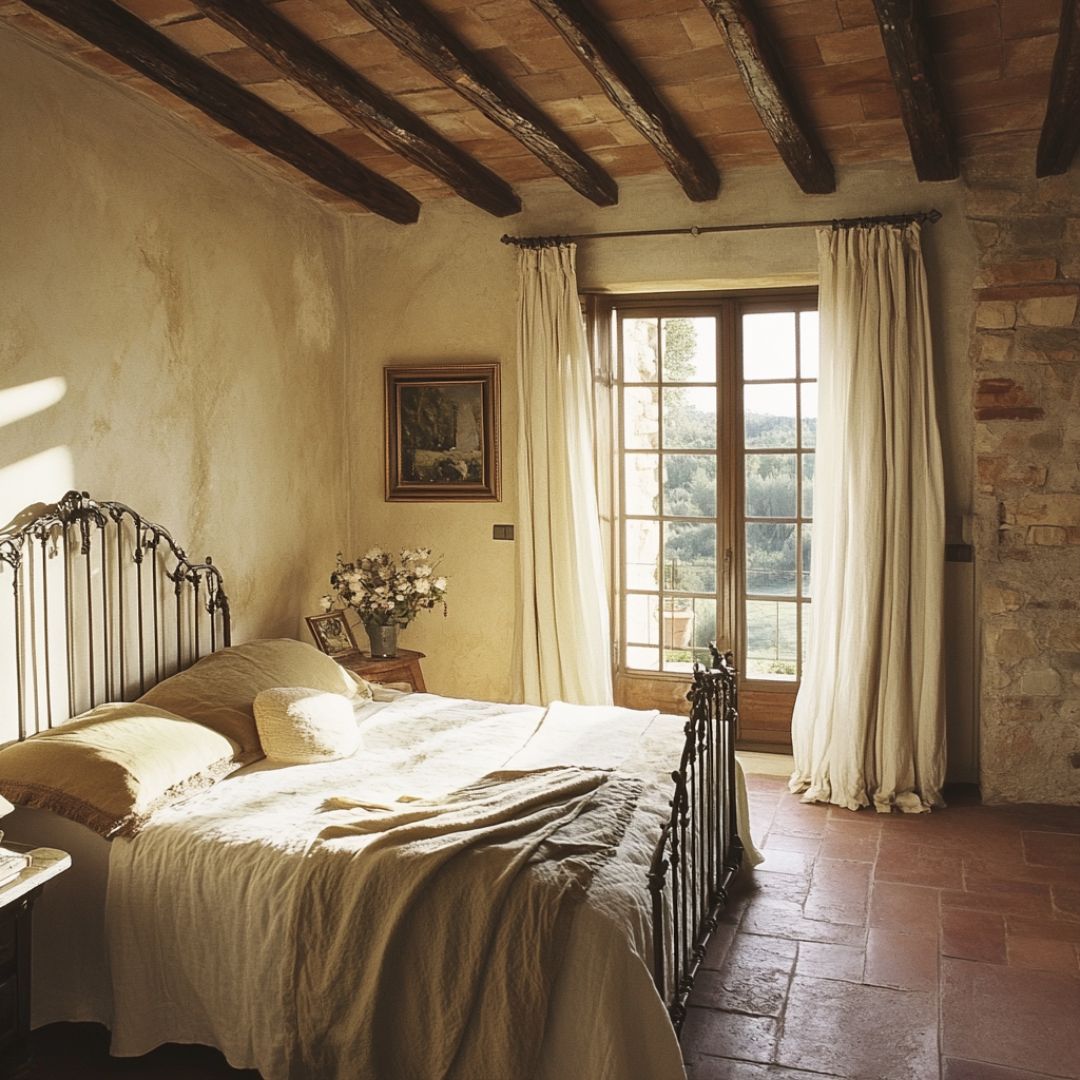 12 Rustic Tuscan Bedroom Ideas: Transform Your Space into an Italian ...