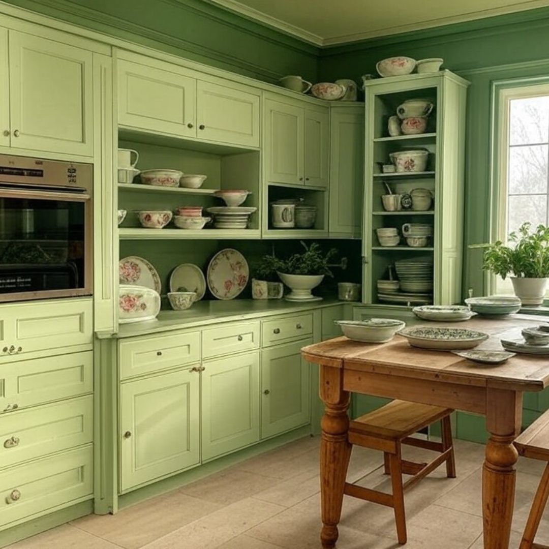 18 Stunning Green Kitchen Ideas to Transform Your Eco-Friendly Space ...