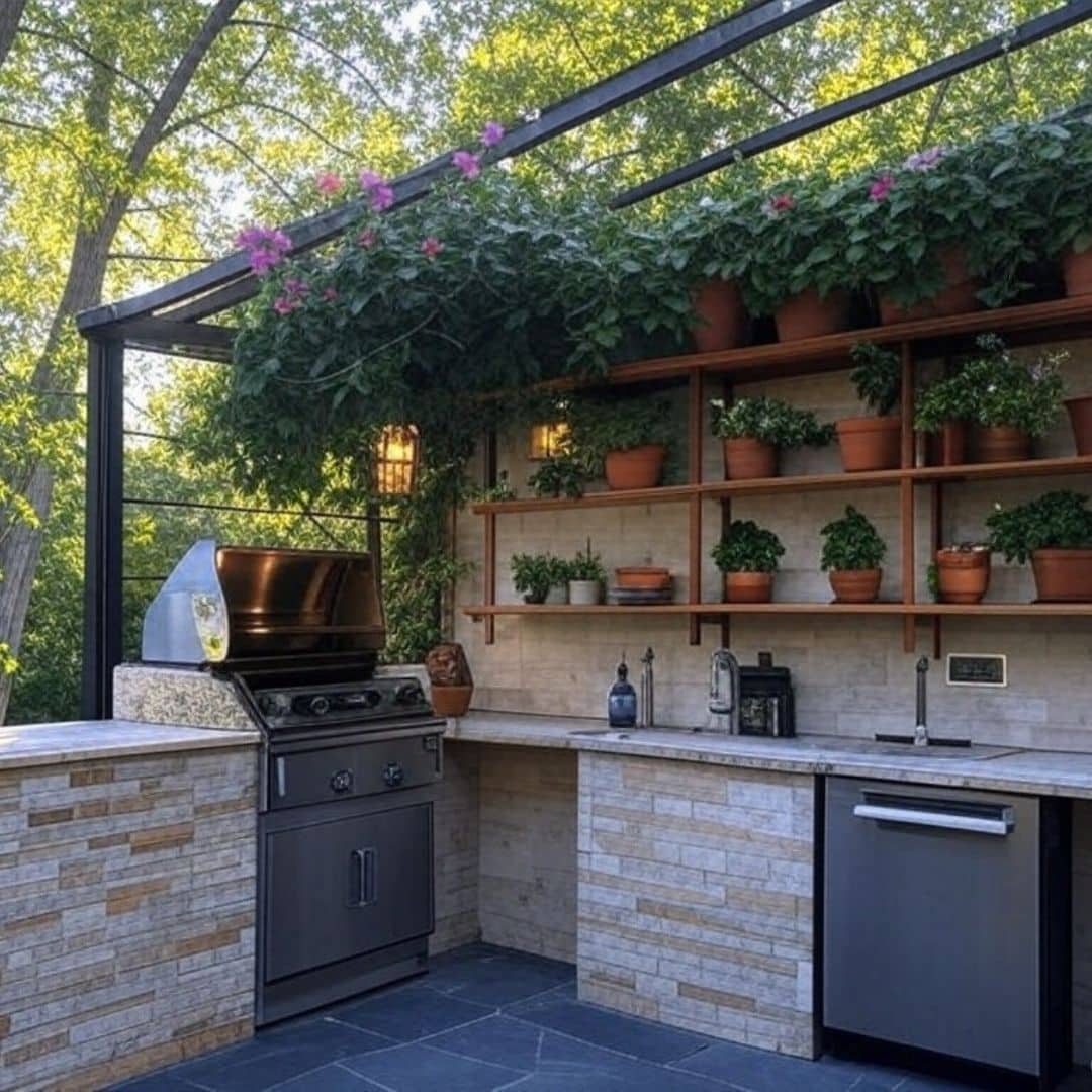 13 Stunning Outdoor Kitchen Ideas to Transform Your Backyard Haven ...
