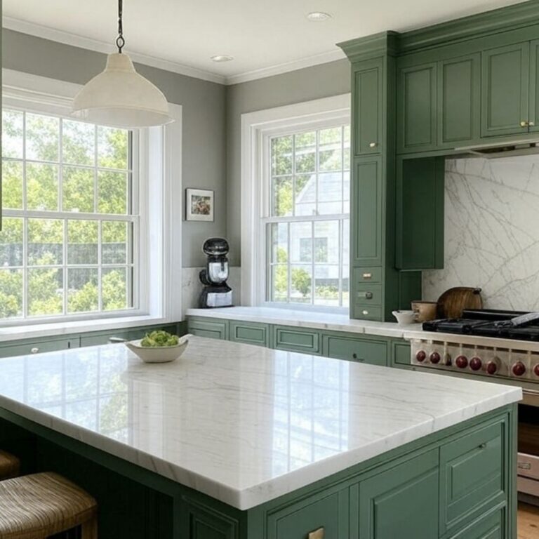 18 Stunning Green Kitchen Ideas to Transform Your Eco-Friendly Space ...