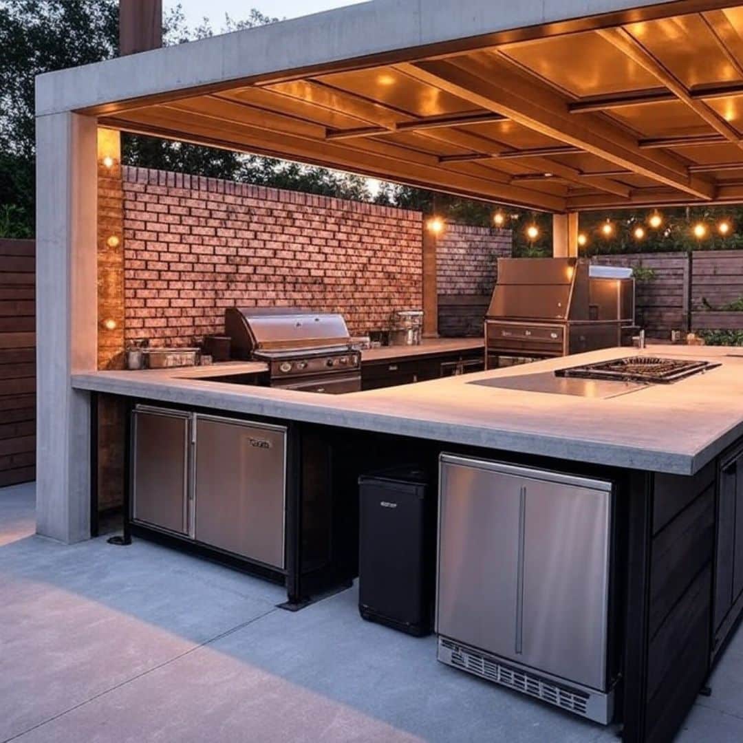 13 Stunning Outdoor Kitchen Ideas to Transform Your Backyard Haven ...