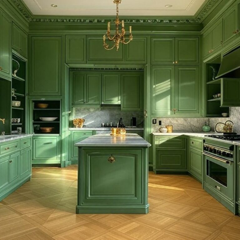 18 Stunning Green Kitchen Ideas to Transform Your Eco-Friendly Space ...