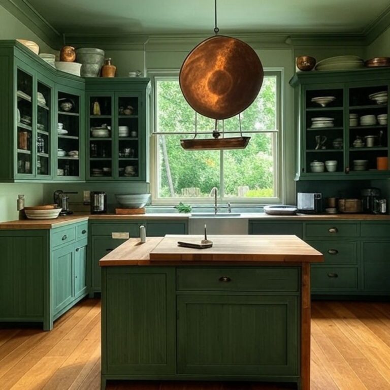 18 Stunning Green Kitchen Ideas to Transform Your Eco-Friendly Space ...