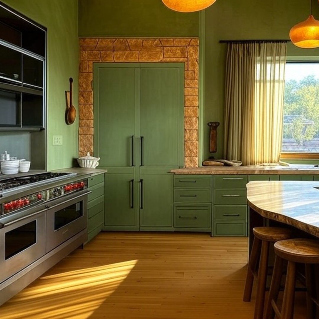 18 Stunning Green Kitchen Ideas to Transform Your Eco-Friendly Space ...