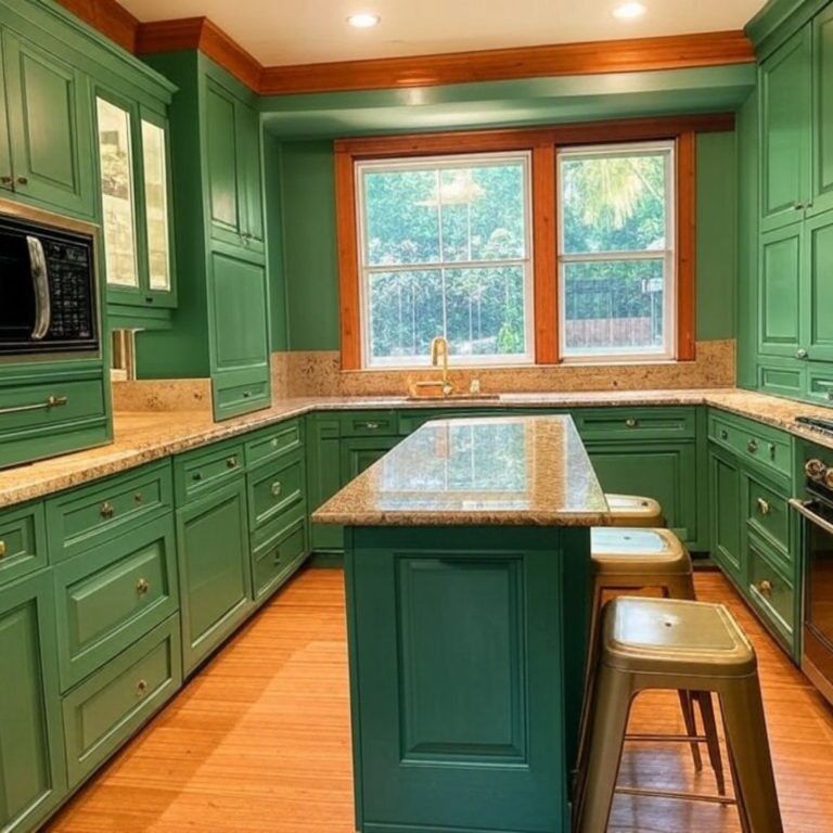 18 Stunning Green Kitchen Ideas to Transform Your Eco-Friendly Space ...