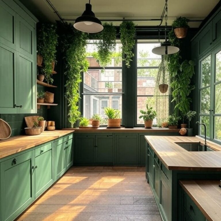 18 Stunning Green Kitchen Ideas to Transform Your Eco-Friendly Space ...