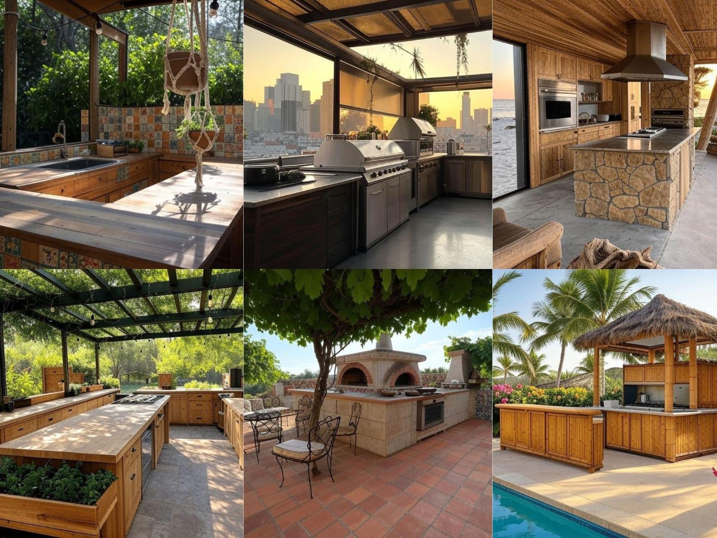 13 Stunning Outdoor Kitchen Ideas to Transform Your Backyard Haven ...