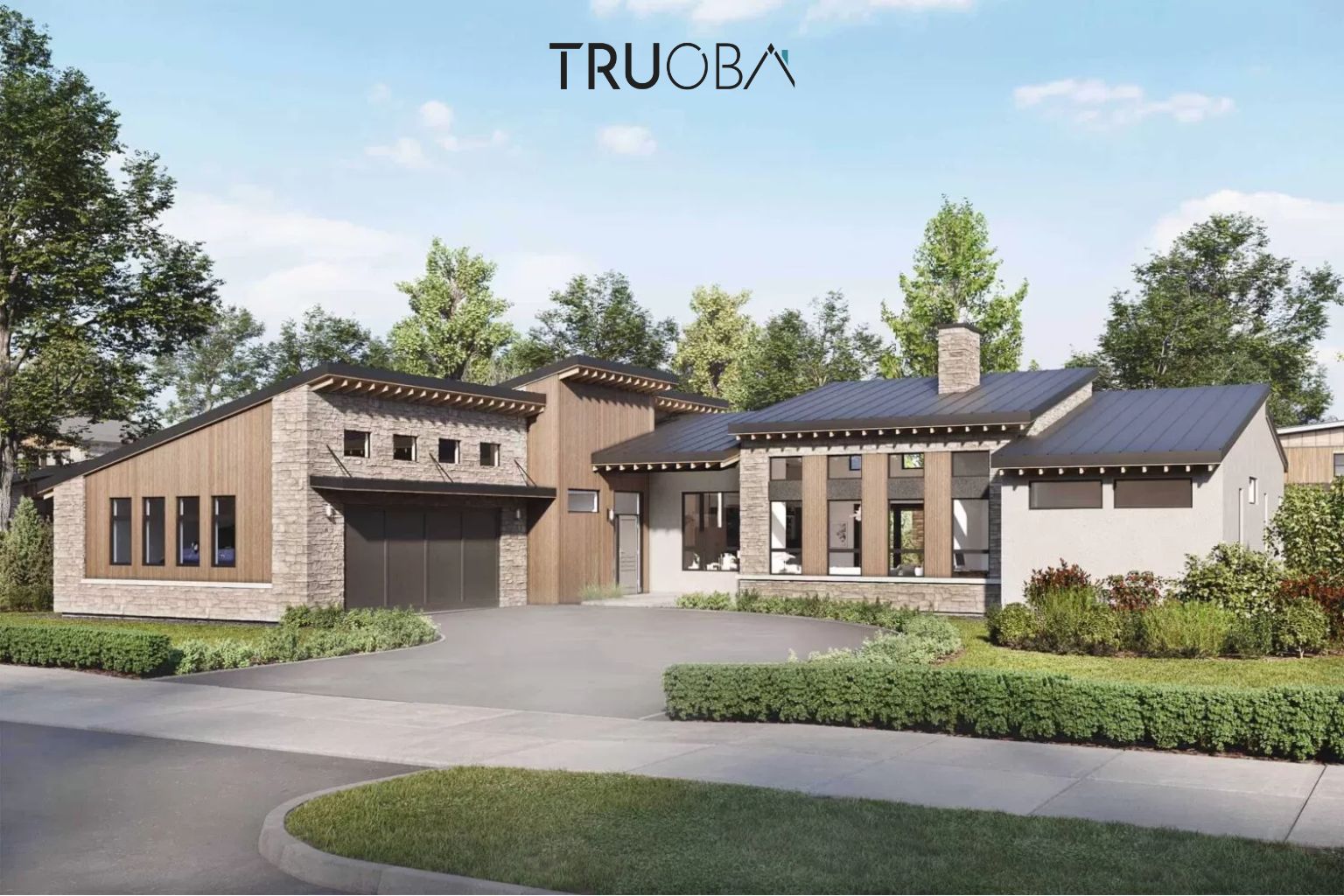 2000 sq/ft Modern Mid-Century 3-Bedroom 2-Bathroom House Plan | Florgeous