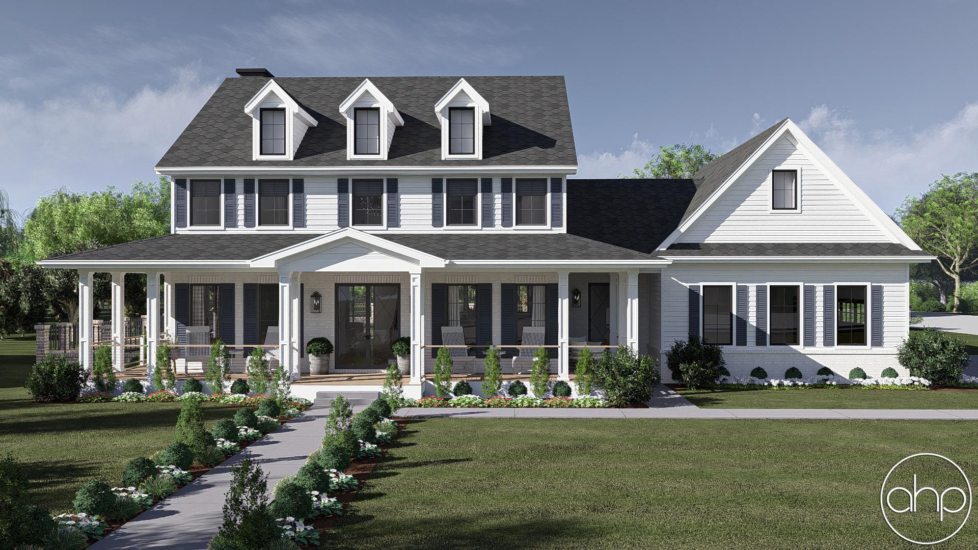 3139 Sq Ft 4-Bedroom 4-Bathroom Colonial Style House Plan | Florgeous