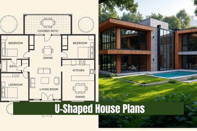 Top 12 U-Shaped House Plans: Embrace Stylish Living with Courtyard ...