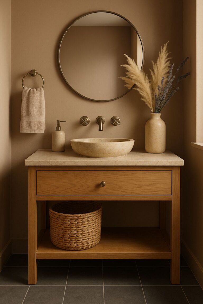 15 Earth-Tone Bathroom Ideas: Grounded, Serene, and Beautifully ...