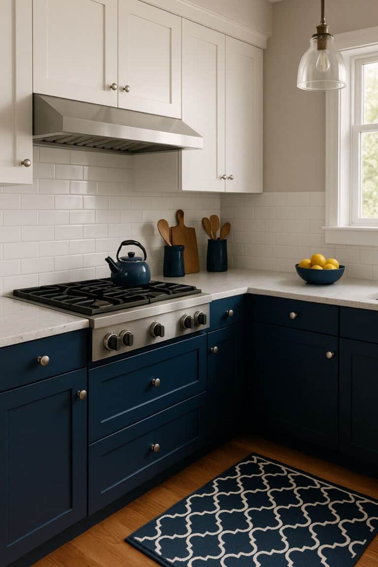 15 Navy Kitchen Ideas: Elegant, Grounding, and Boldly Beautiful | Florgeous