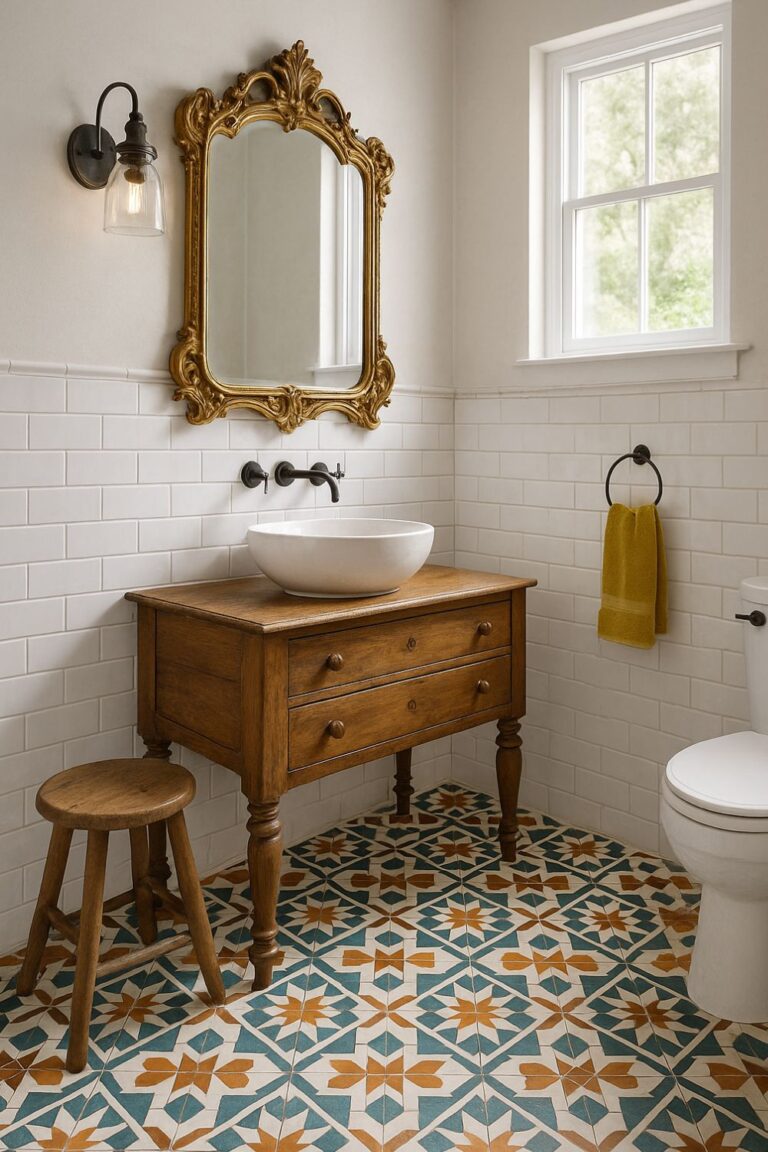 15 Eclectic Bathroom Ideas: Bold, Personal, and Wonderfully Unpredictable | Florgeous