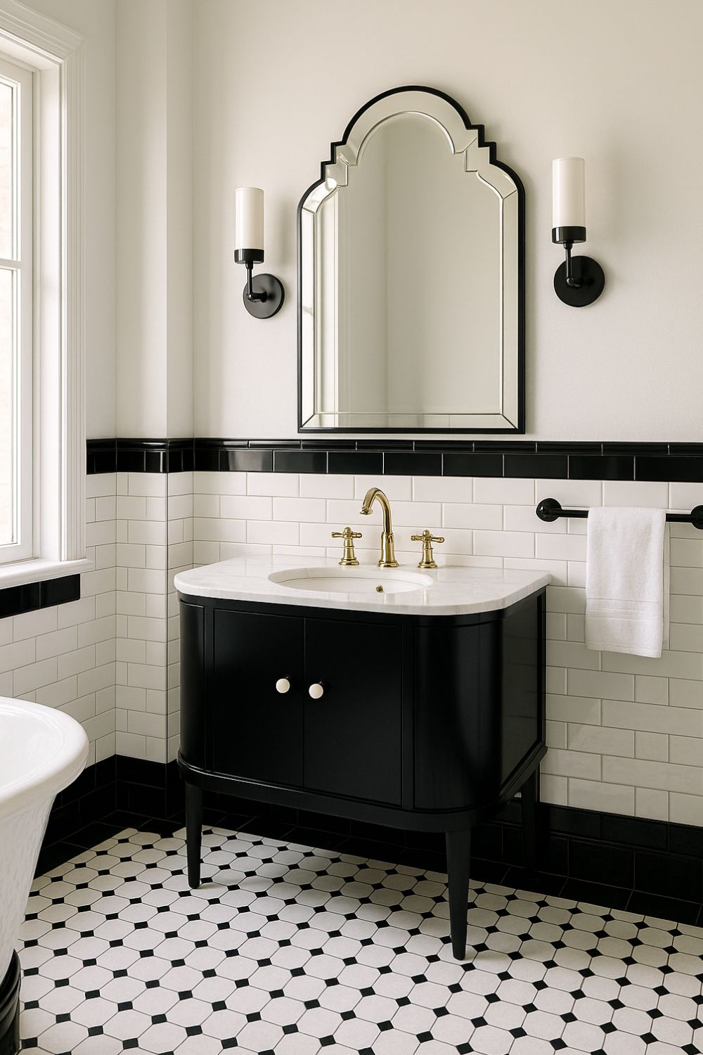 15 Art Deco Bathroom Ideas: Glamorous, Geometric, and Boldly Beautiful ...