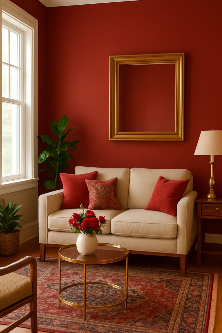 13 Red Living Room Ideas: Bold, Warm, and Full of Energy | Florgeous