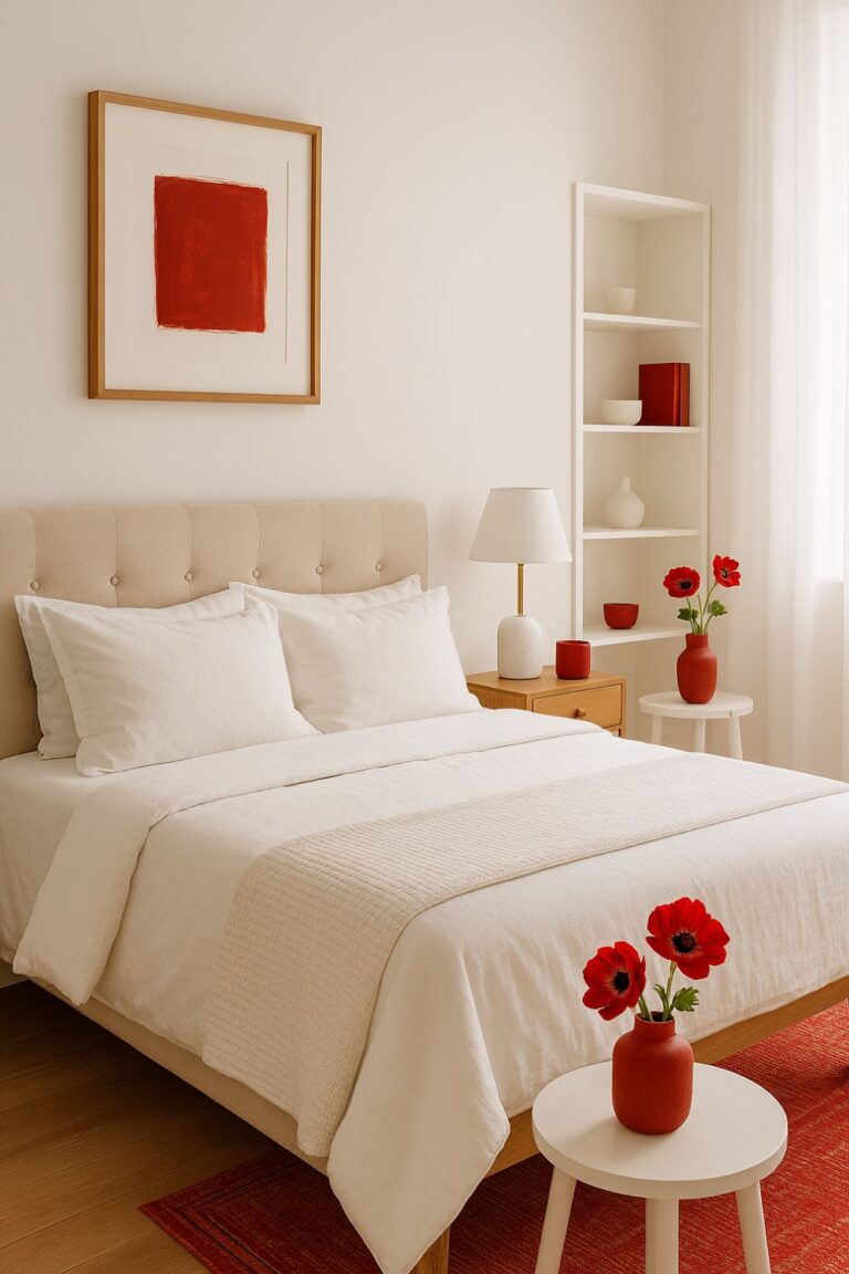 15 Red Bedroom Ideas: Bold, Romantic, and Full of Passion | Florgeous