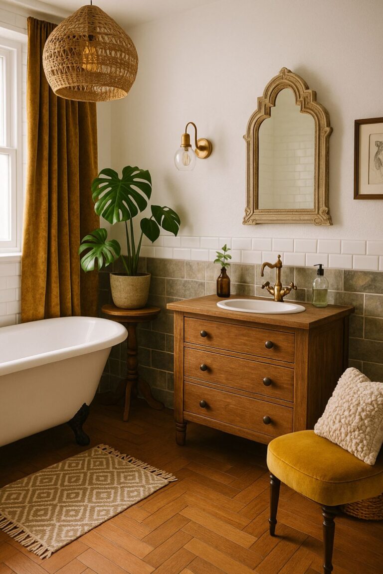 15 Eclectic Bathroom Ideas: Bold, Personal, and Wonderfully Unpredictable | Florgeous