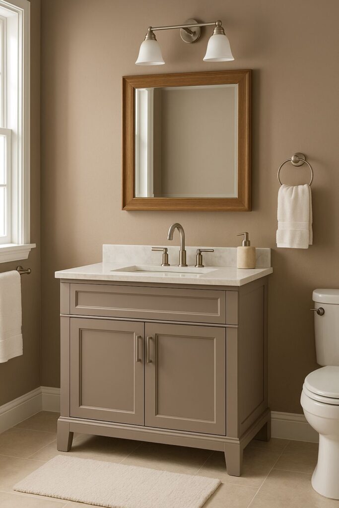 15 Taupe Bathroom Ideas: Soft, Sophisticated, and Naturally Serene ...
