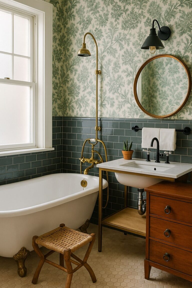 15 Eclectic Bathroom Ideas: Bold, Personal, and Wonderfully Unpredictable | Florgeous